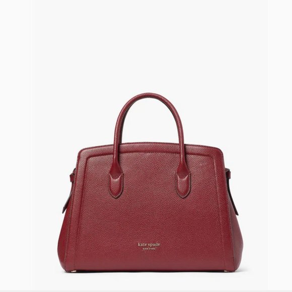 kate spade | Bags | Kate Spade Knott Pebbed Leather Large Satchel ...